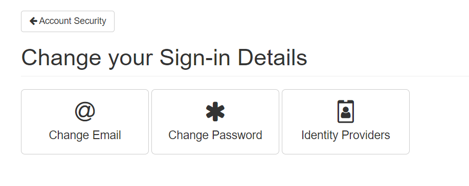 How do I change my sign-in email and password?