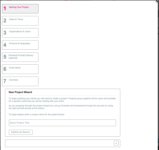 How do I create a project?