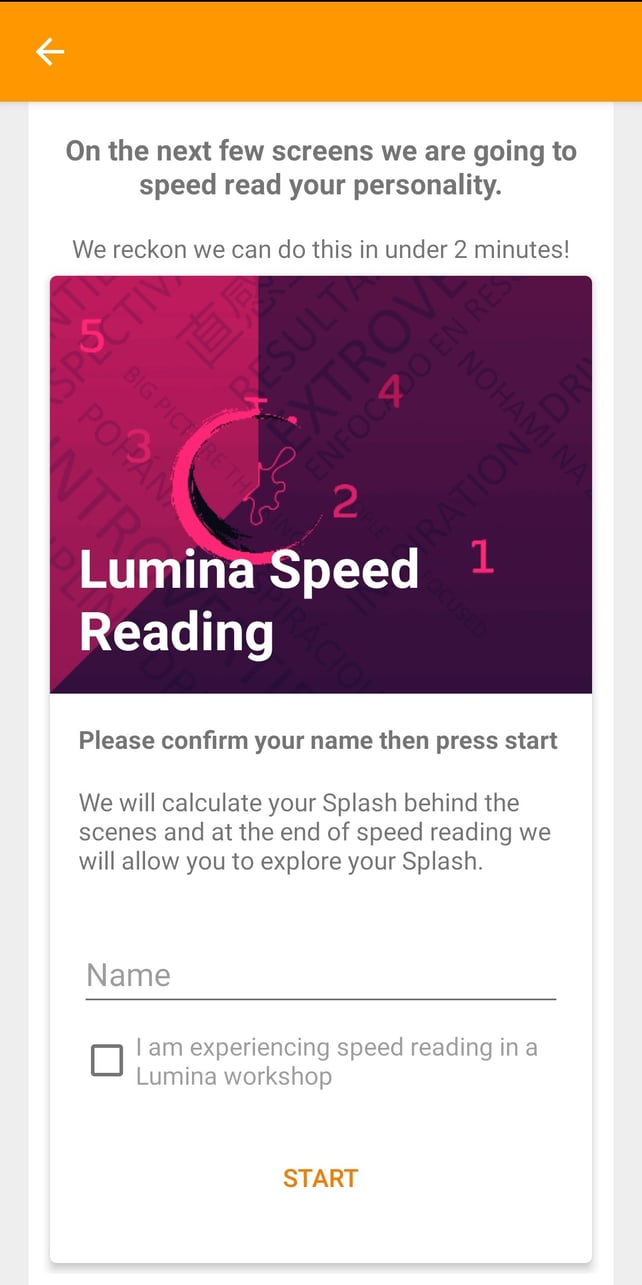 What is Taster Splash/Speed Reading? How does it compare to Lumina Spark?