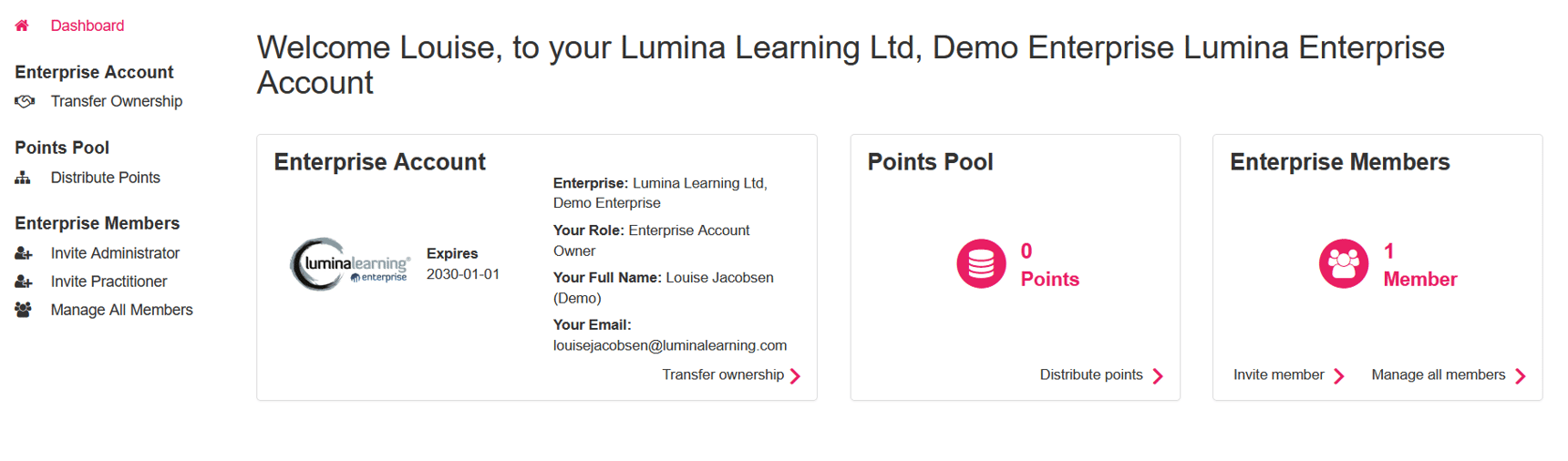 How to create and manage an Enterprise (for Enterprise Owners)