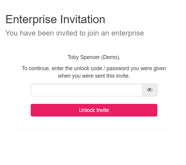 How to accept an Enterprise invite (for Enterprise Members)